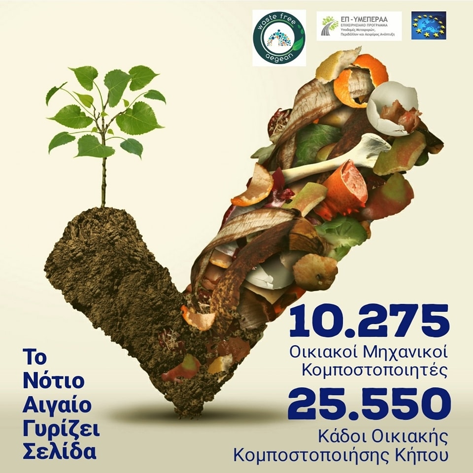 Νότιο Αιγαίο: Οι 10.275 οικιακοί κομποστοποιητές - Κυκλαδίτης